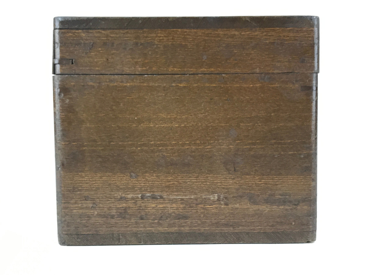 Vintage Japanese Wooden Hanko Inkan Stamp Storage Box Inside 13x23.5x9 ...