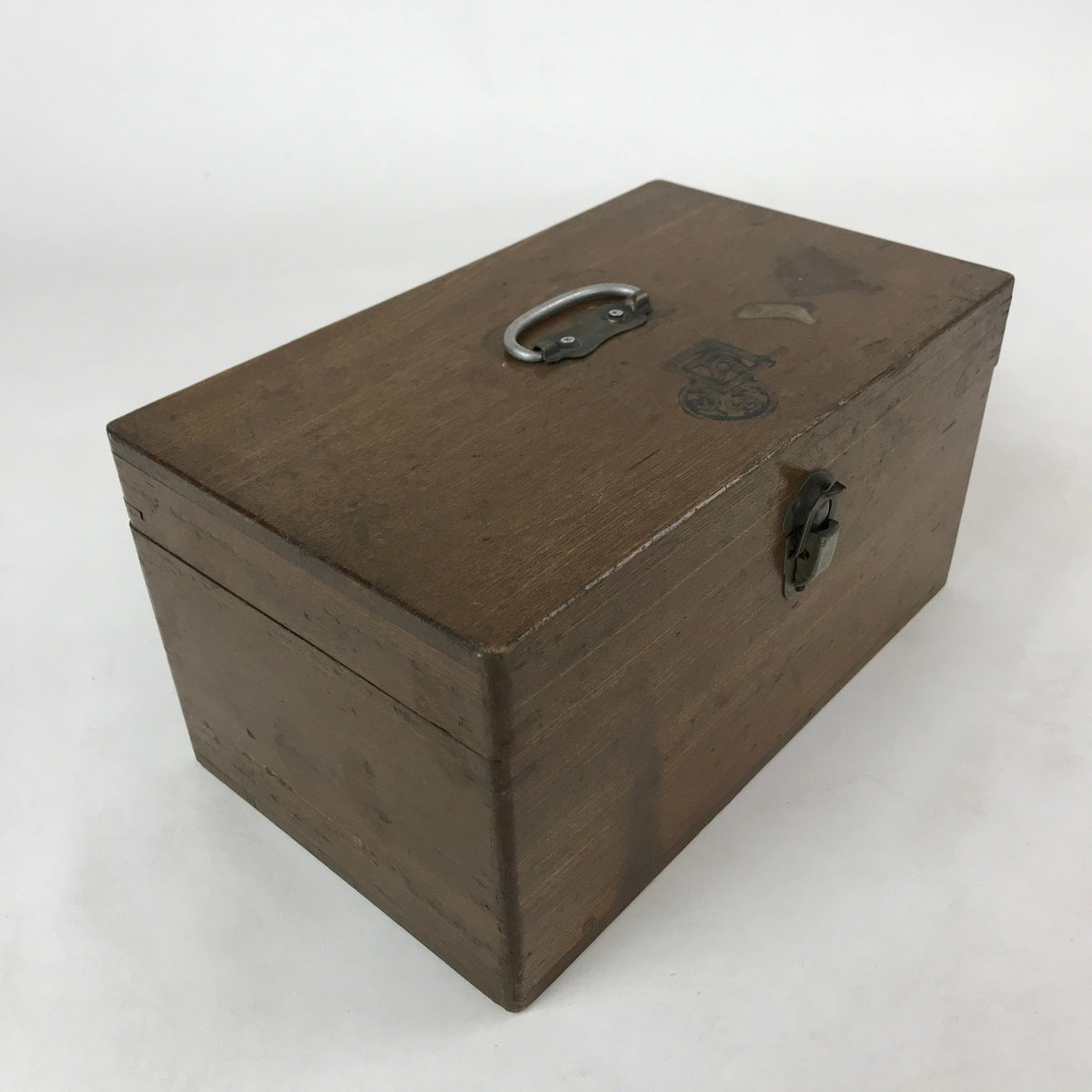 Vintage Japanese Wooden Hanko Inkan Stamp Storage Box Inside 13x23.5x9 ...