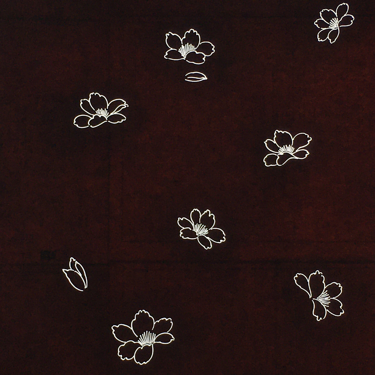 Antique Japanese Katagami Paper Kimono Stencil Katazome Flower Pattern ...