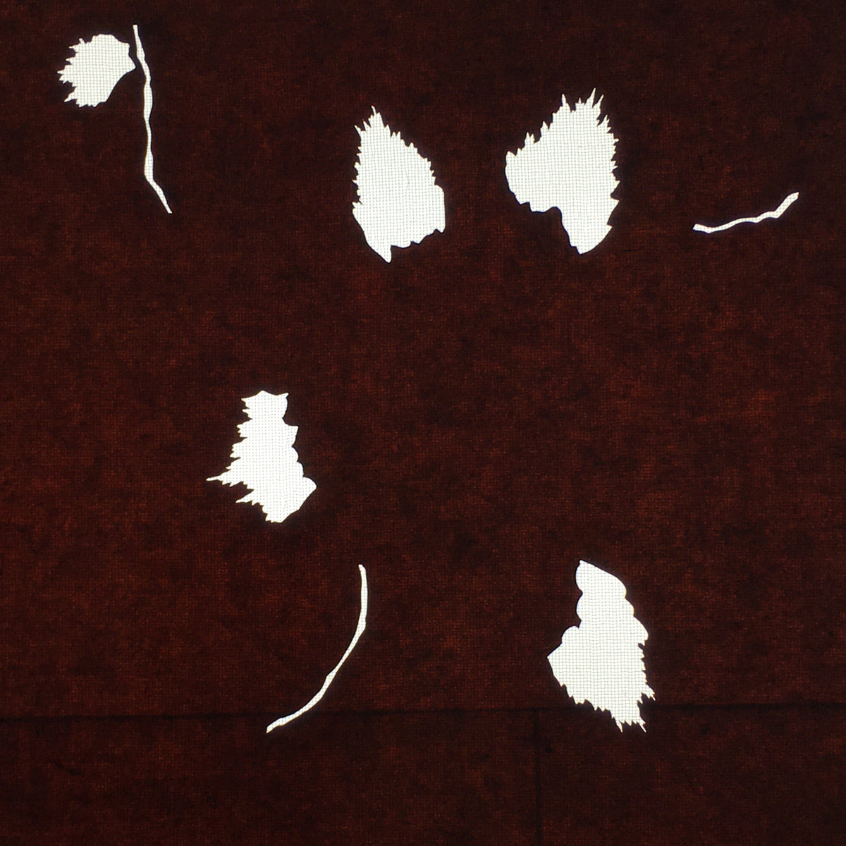 Antique Japanese Katagami Paper Kimono Stencil Katazome Leaf Pattern C ...