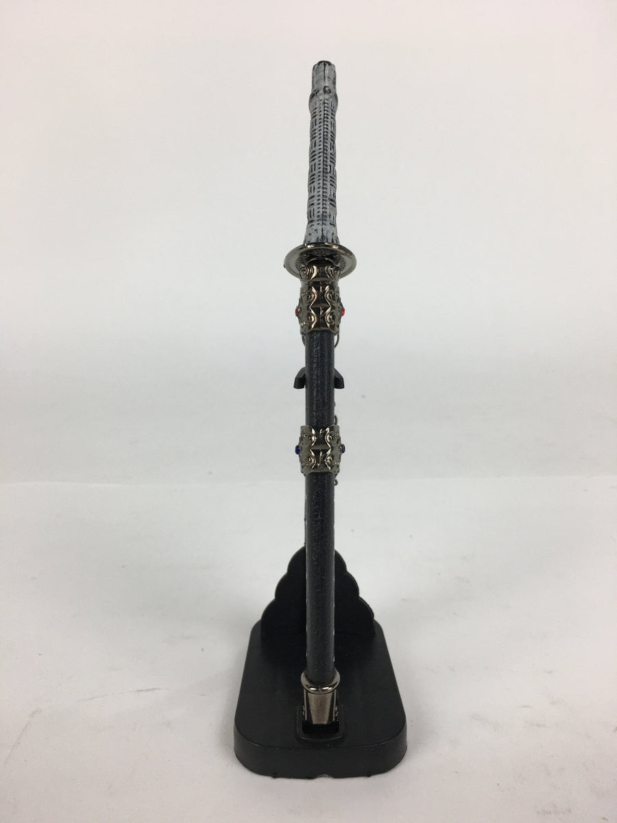 Chinese Miniature Sword Vtg With Sword Stand Sword Sheath Display Figu ...
