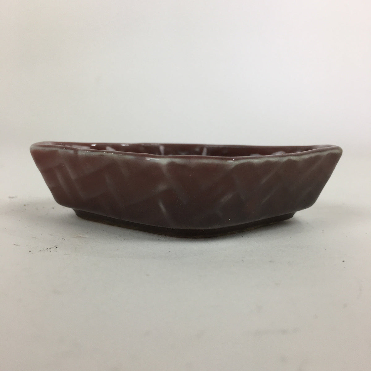Chinese Porcelain Soy Sauce Dipping Dipping Dish Vtg Small Brown Shoyu ...