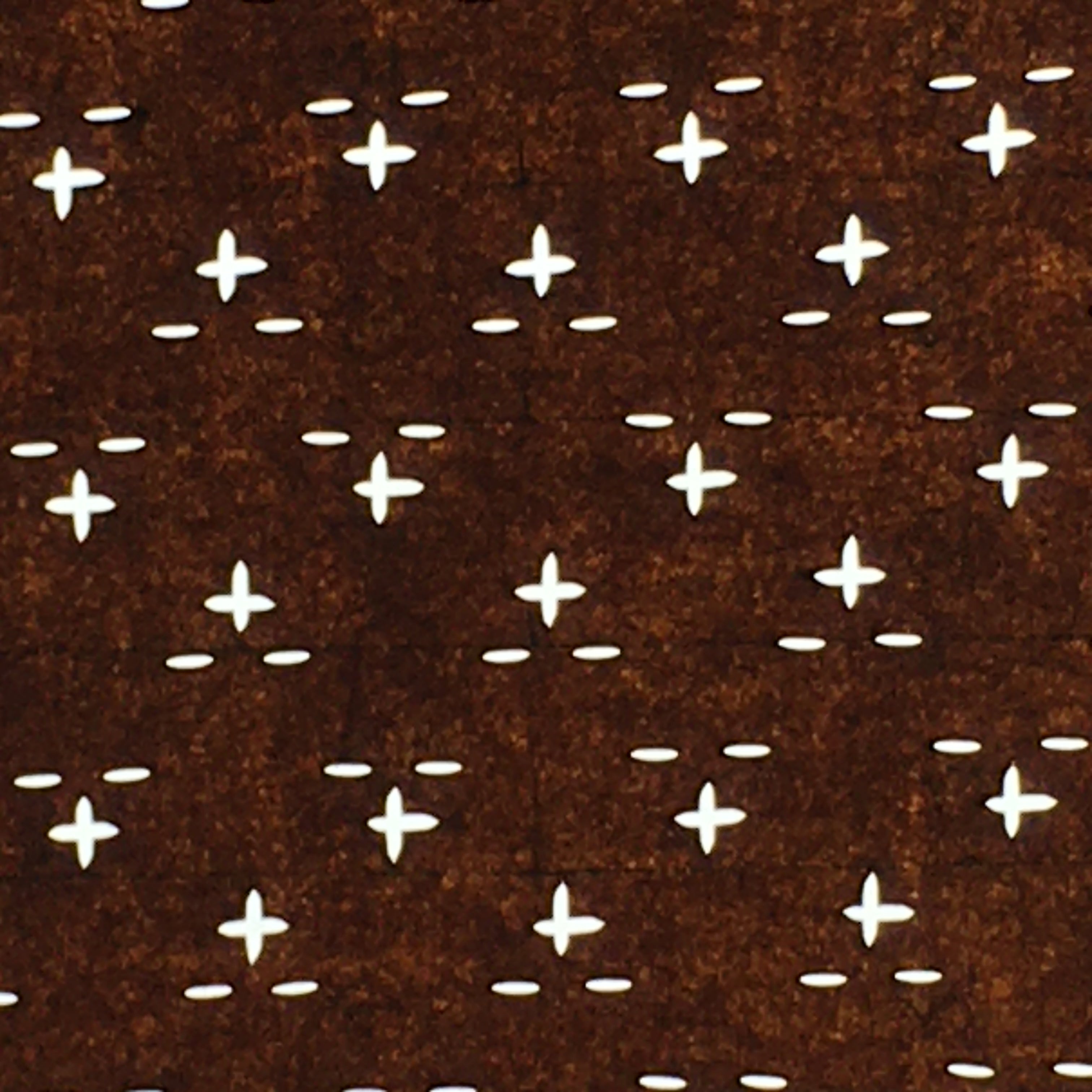 Japanese Antique Ise Katagami Paper Kimono Stencil Edo Cross Pattern A ...