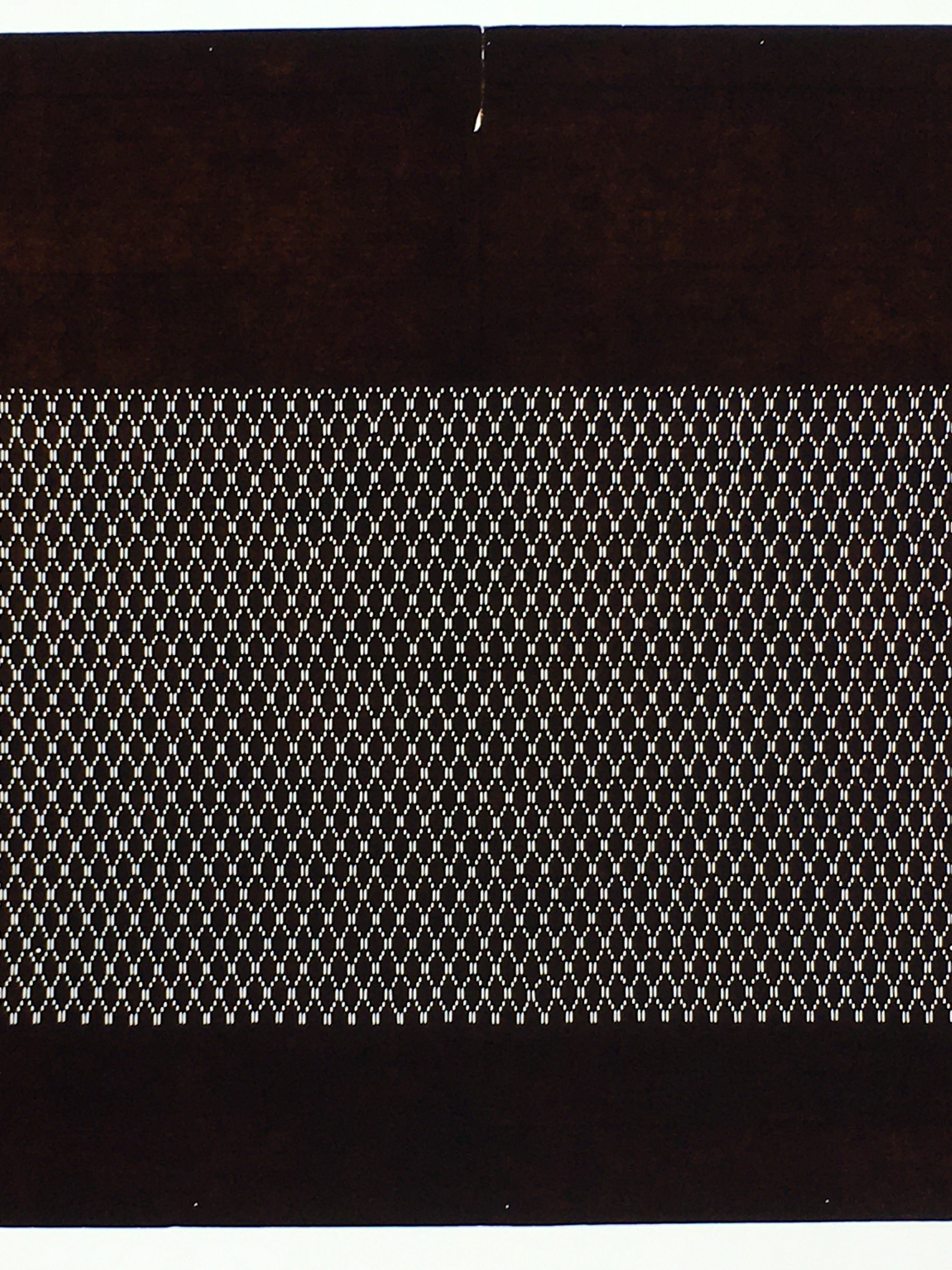 Japanese Antique Ise Katagami Paper Kimono Stencil Edo Geometric Patte ...