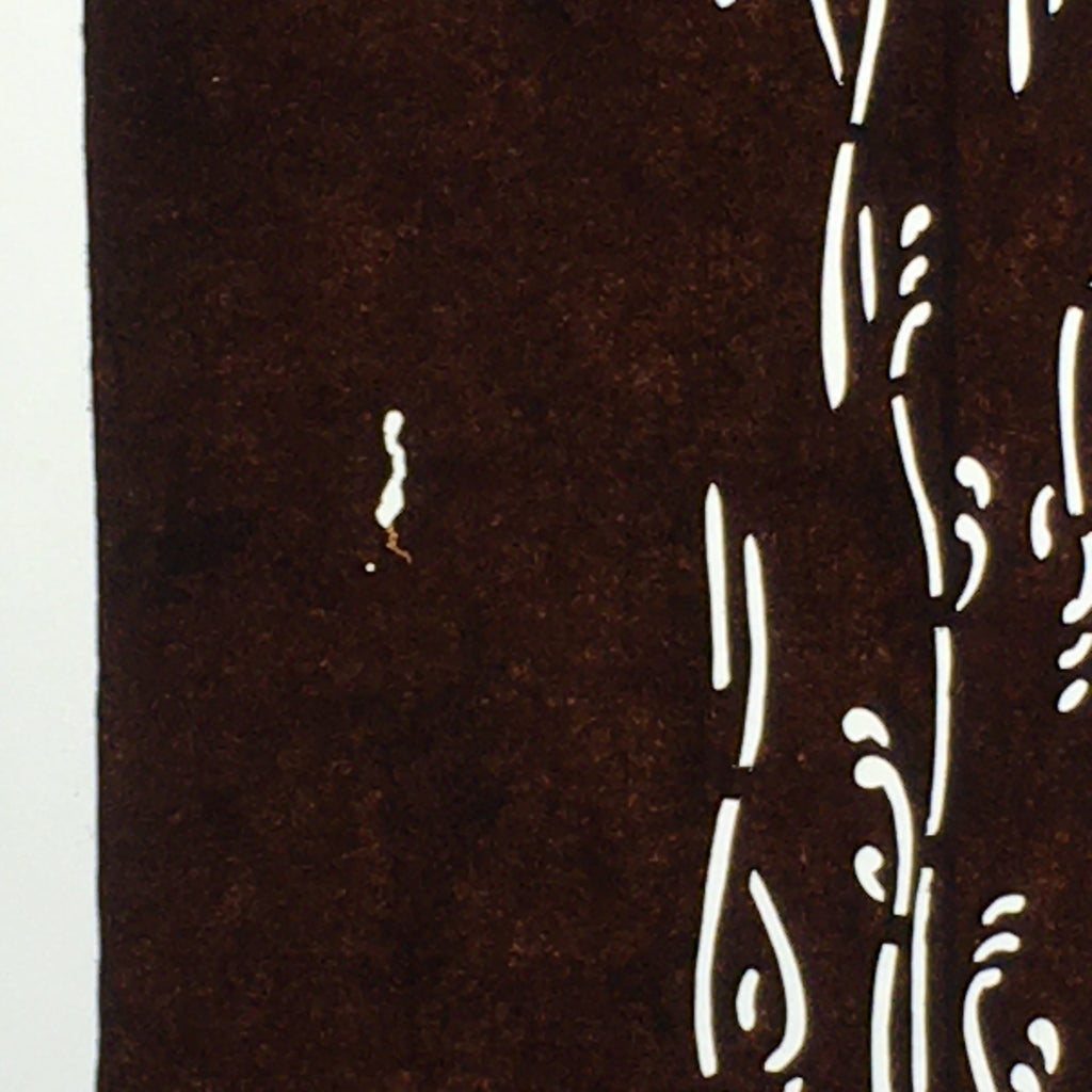 Japanese Antique Ise Katagami Paper Kimono Stencil Edo Plant Vine Patt ...
