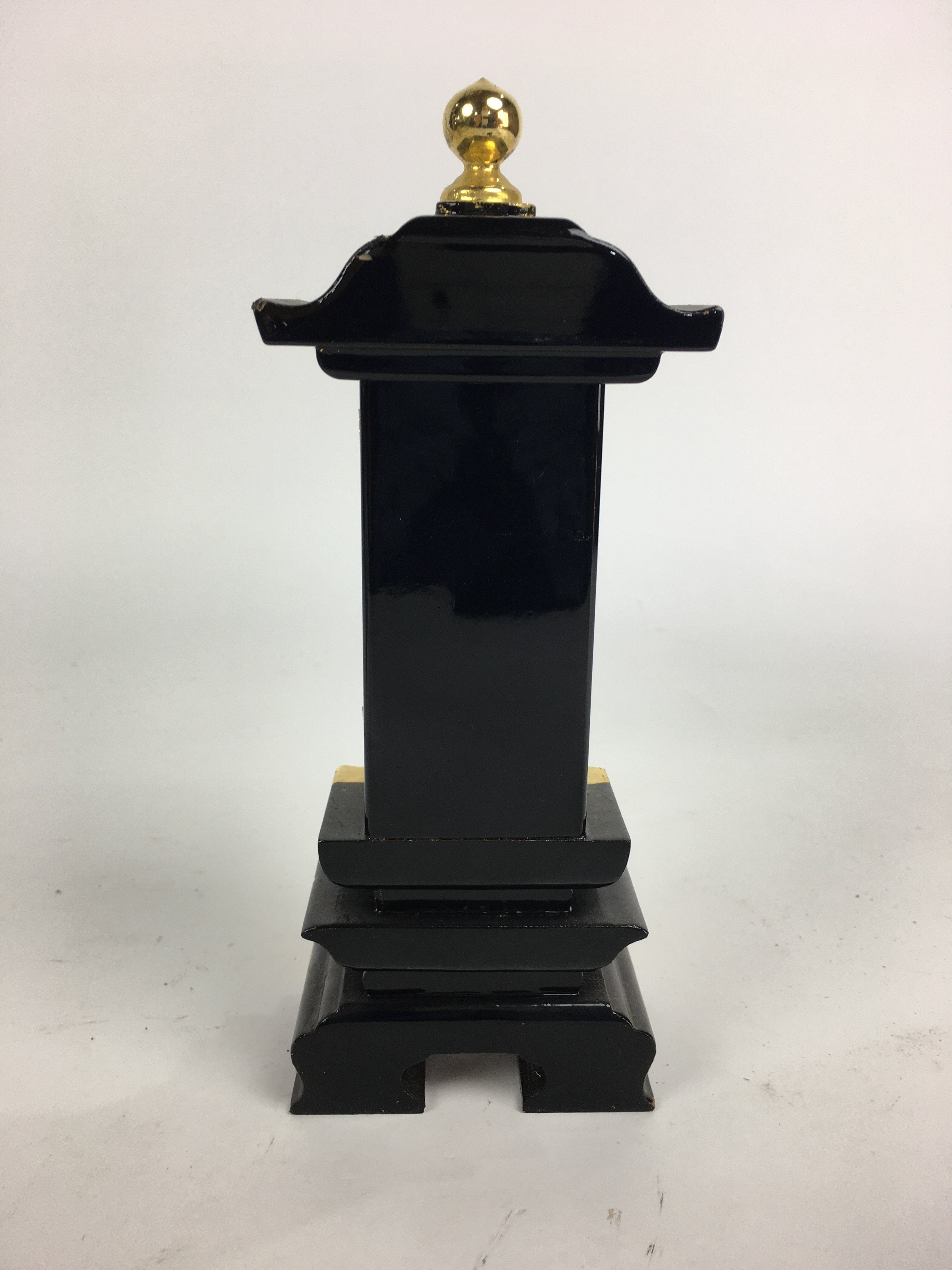 Japanese Buddhism Spiritual Tablet Buddhist Altar Vtg Wood Lacquer Iha ...
