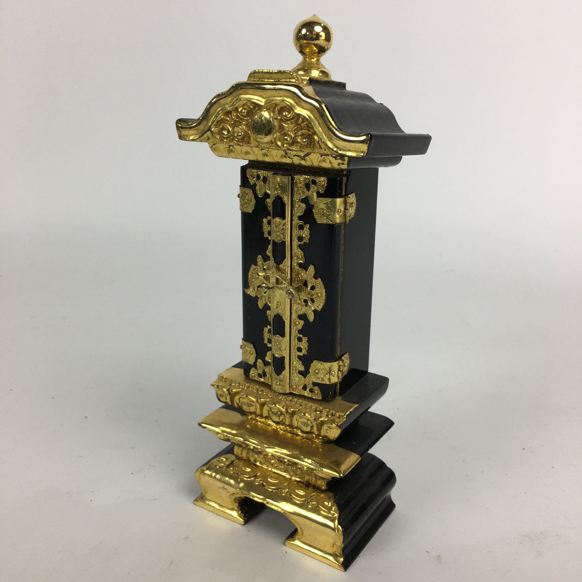 Japanese Buddhism Spiritual Tablet Buddhist Altar Vtg Wood Lacquer Iha ...