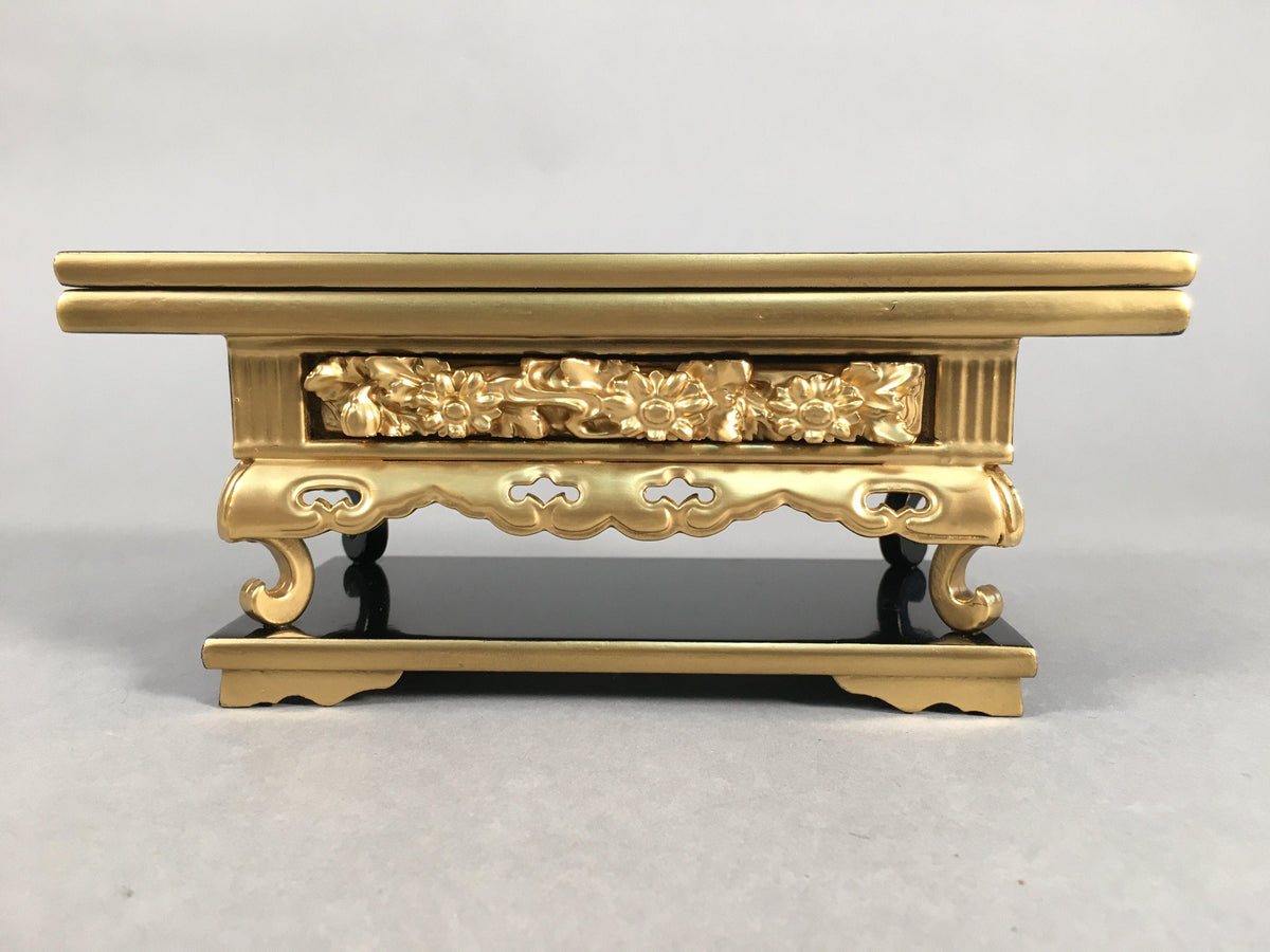 Japanese Buddhist Altar Fitting Vtg Wood Lacquer Offering Table Kyozuk ...