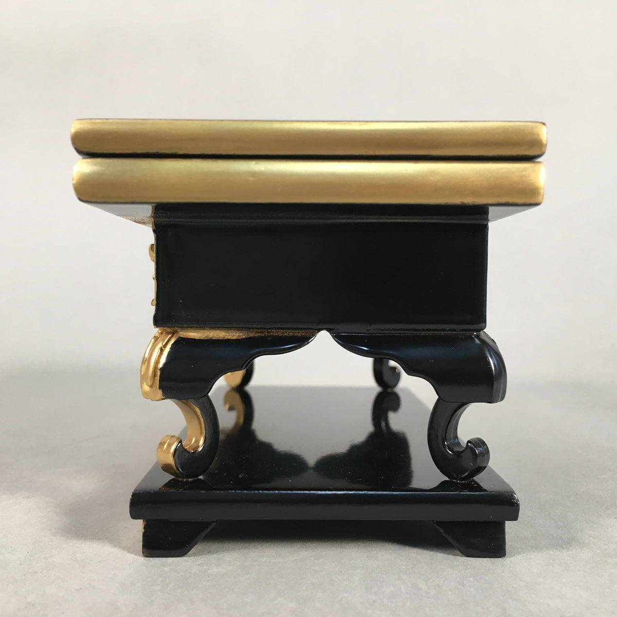 Japanese Buddhist Altar Fitting Vtg Wood Lacquer Offering Table Kyozuk ...