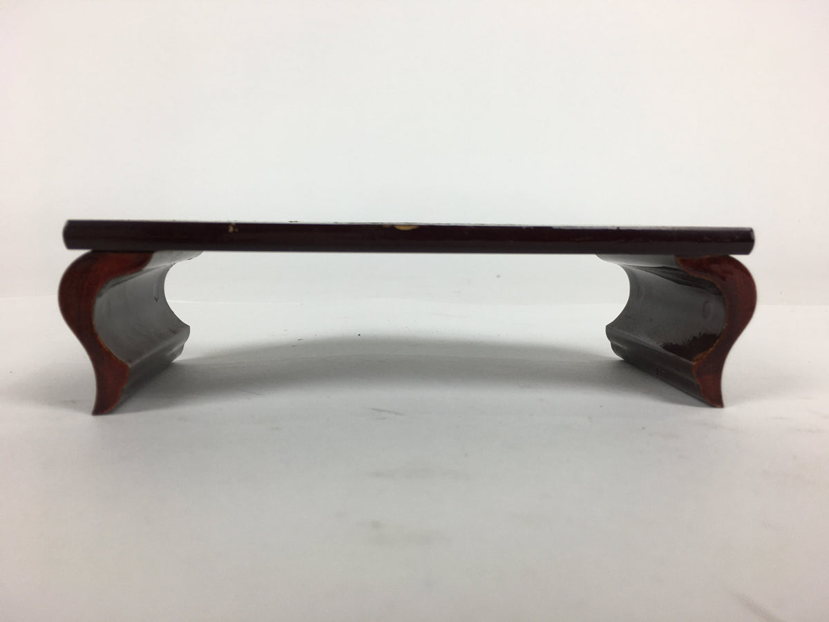Japanese Buddhist Altar Fitting Vtg Wood Lacquer Offering Table Uwajyo ...