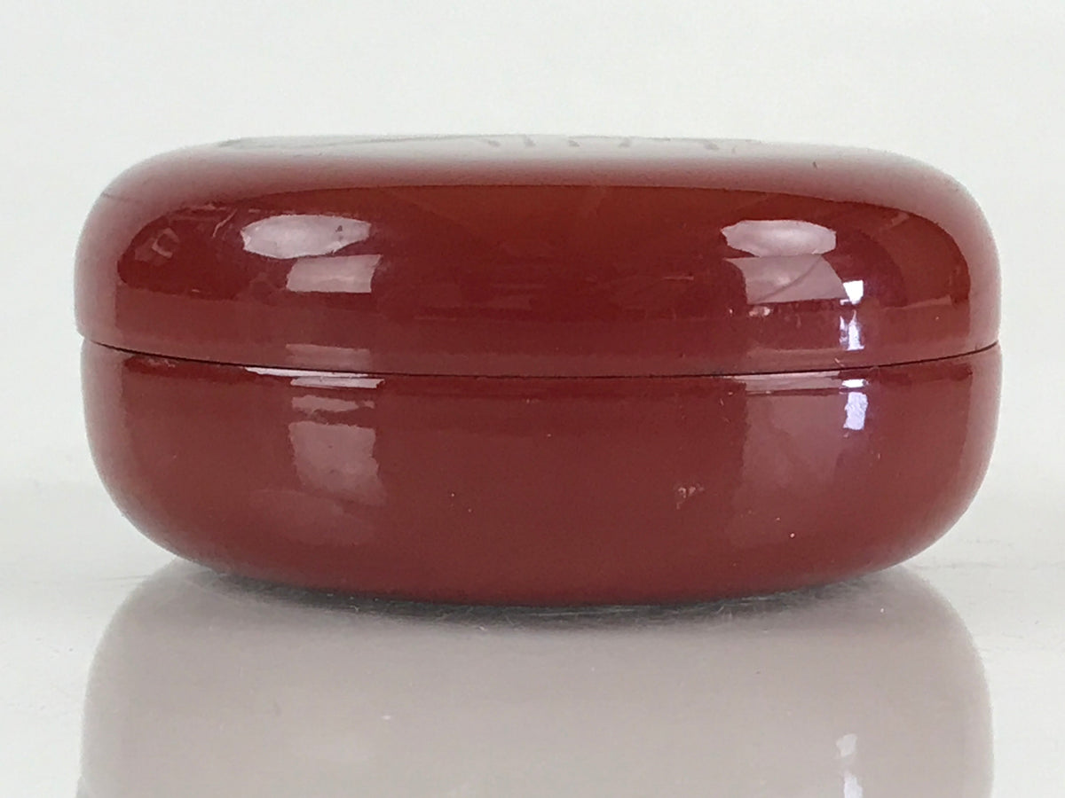 Japanese Buddhist Altar Fitting Wooden Incense Container Vtg Round Kog ...