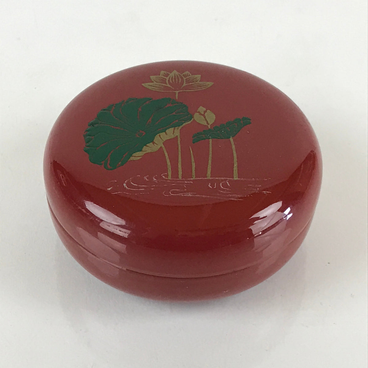 Japanese Buddhist Altar Fitting Wooden Incense Container Vtg Round Kog ...