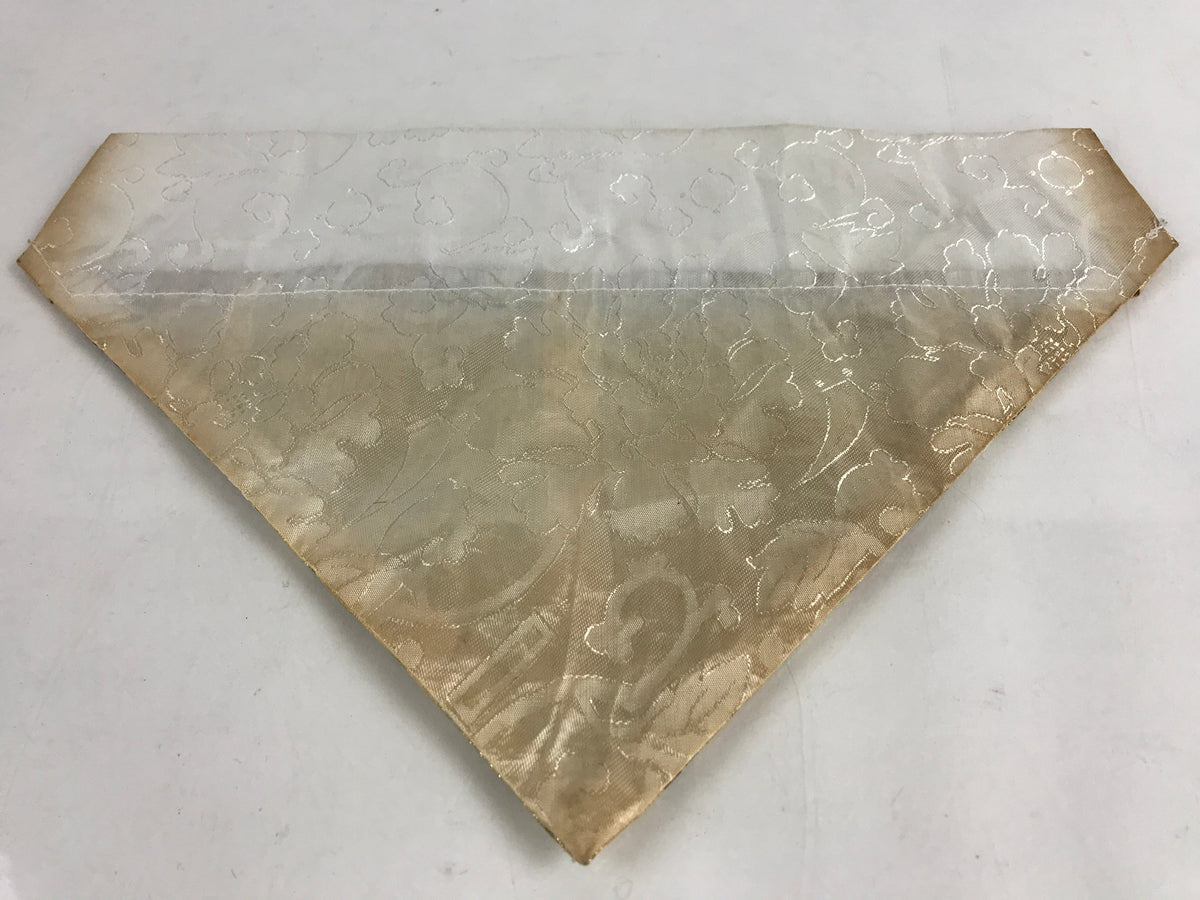 Japanese Buddhist Altar Tablecloth Uchishiki Vtg Triangle Uwajoku Maej ...