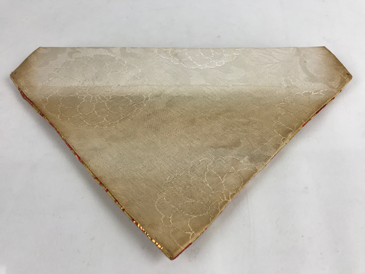 Japanese Buddhist Altar Tablecloth Uchishiki Vtg Triangle Uwajoku Maej ...