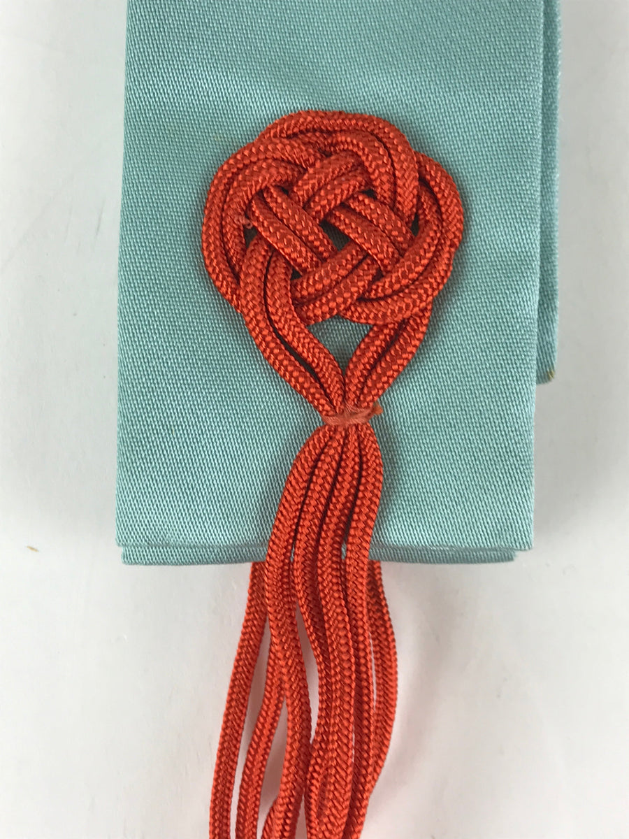 Japanese Buddhist Costume Wagesa Vtg Sash Surplice Crest Blue BU784 ...