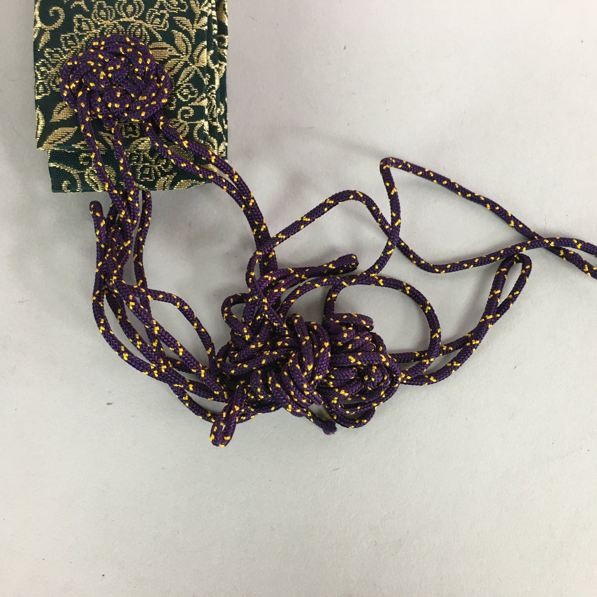 Japanese Buddhist Monk Costume Accessory Wagesa Ringesa Vtg Green Gold ...