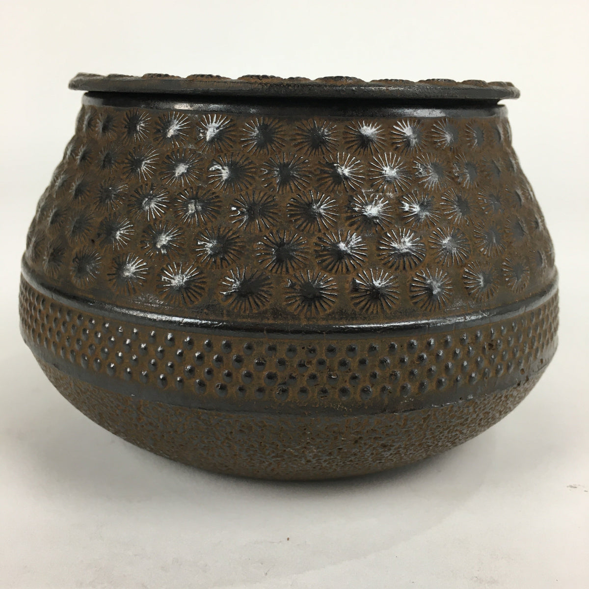 Japanese Cast Iron Wastewater Receptacle Vtg Nanbu Tekki Tea Ceremony ...