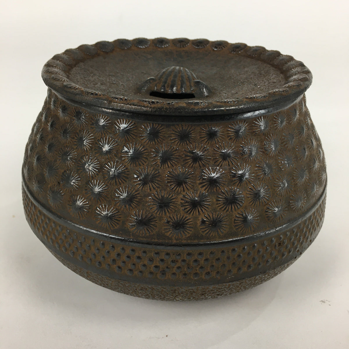 Japanese Cast Iron Wastewater Receptacle Vtg Nanbu Tekki Tea Ceremony ...