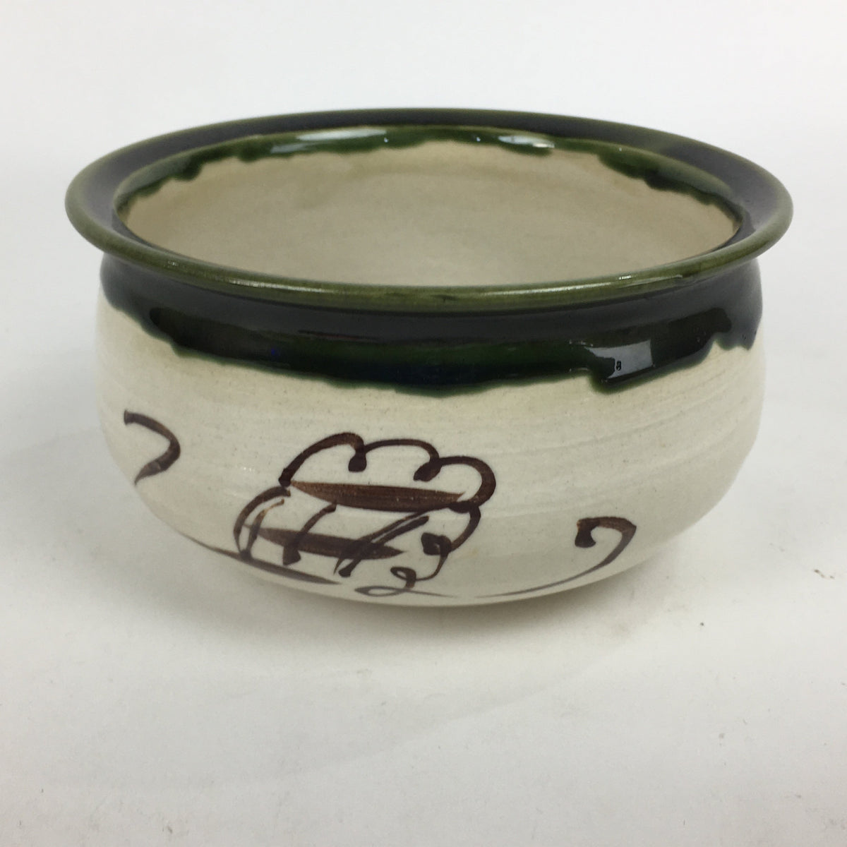Japanese Ceramic Wastewater Receptacle Tea Ceremony Basin Bowl Vtg Ken ...