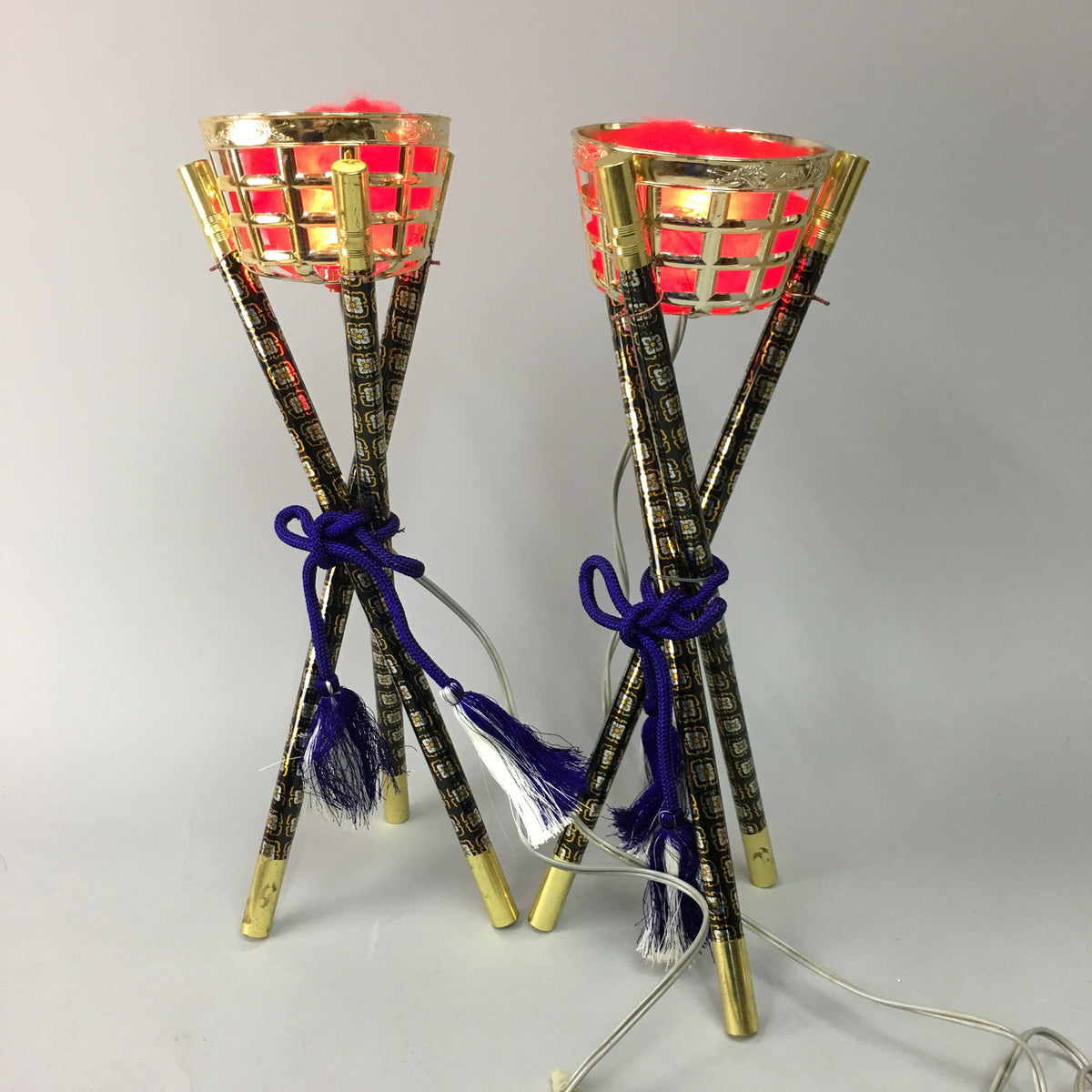 Japanese Electric Lantern Vtg Toro 2 pc Set Original Box Boy's Festiva ...