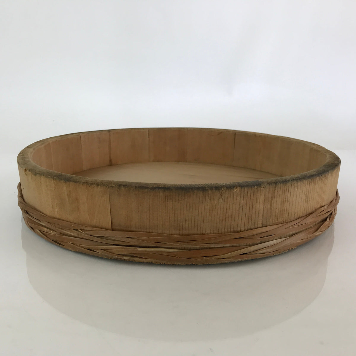 Japanese Handmade Wooden Oke Bucket Sushioke Hangiri Vtg Sushi Handai ...