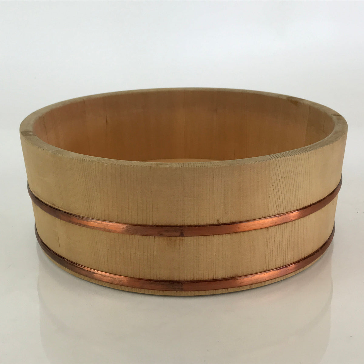 Japanese Handmade Wooden Oke Bucket Sushioke Hangiri Vtg Sushi Handai ...