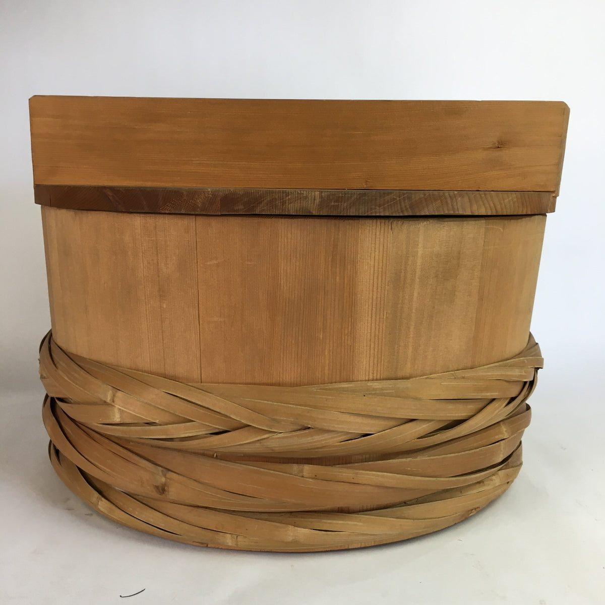 Japanese Handmade Wooden Oke Bucket Vtg Water Pickles Sushi Rice JK219 ...