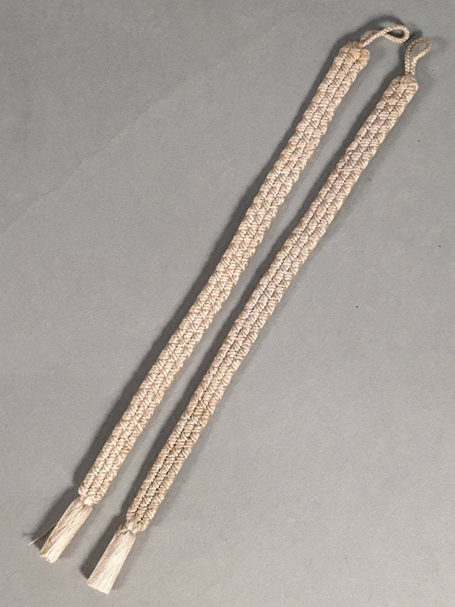 Japanese Haori-Himo Pair Kimono Accessory Silk Kumihimo Vtg 18cm Rope ...