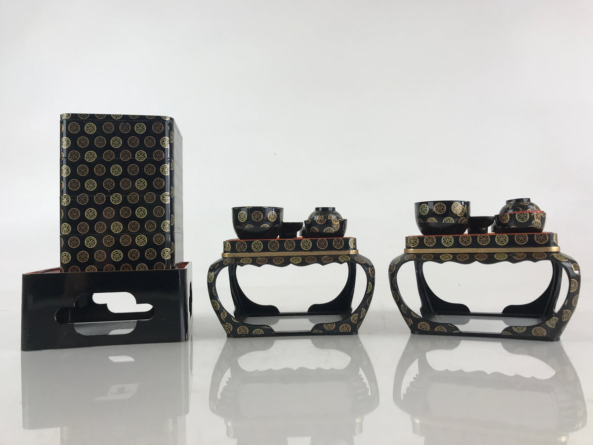 Japanese Hina Doll Ozen Table Jubako Box Vtg Hinamatsuri Girls Day Dec ...