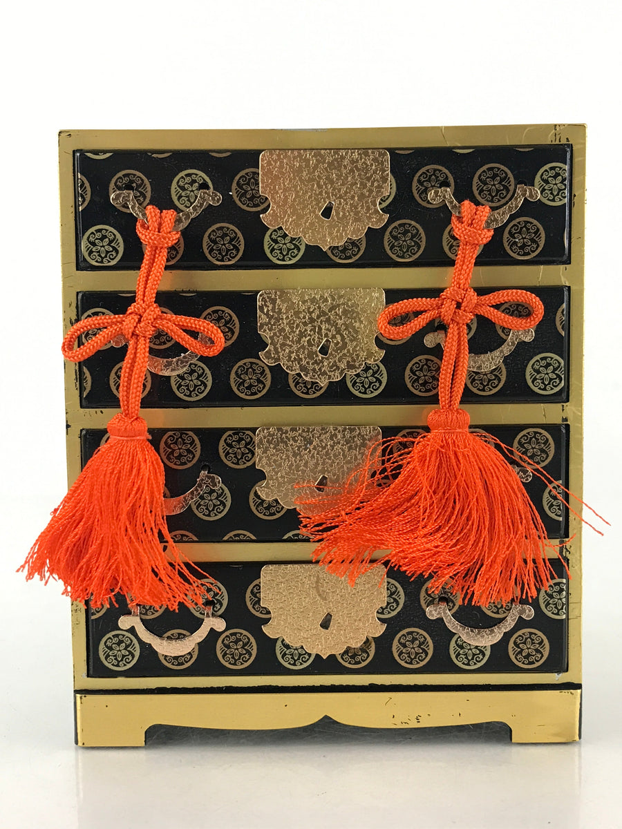 Japanese Hina Doll Tansu Chest Of Drawers Vtg Hinamatsuri Girls Day De ...