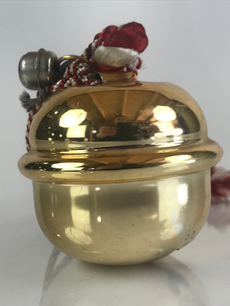 Japanese Iron Big Bell Vtg Bell Amulet Good Luck Traffic Safety Orname ...
