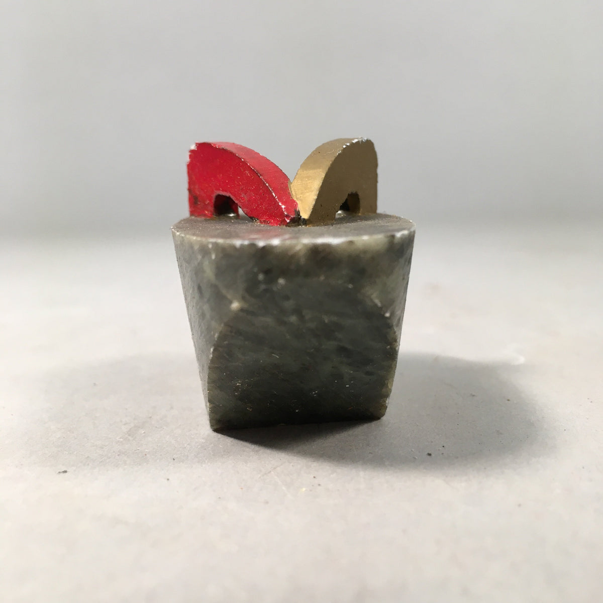 Japanese Kokeshi Doll Vtg Stone Figurine Clog Geta Geisha Shirahama KF ...