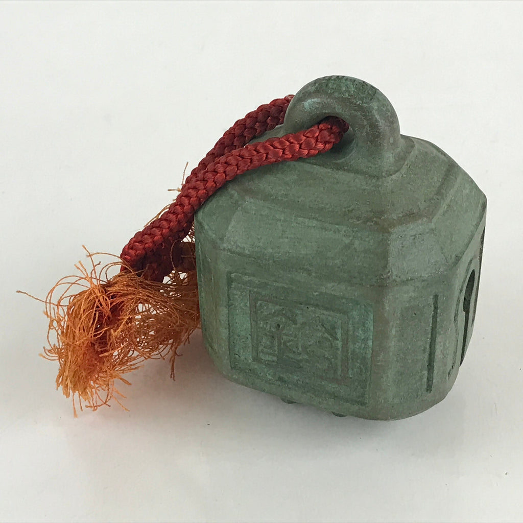 Japanese Metal Bell Bronze Bell Suzu Ekirei Bell Vtg Paperweight Amule ...
