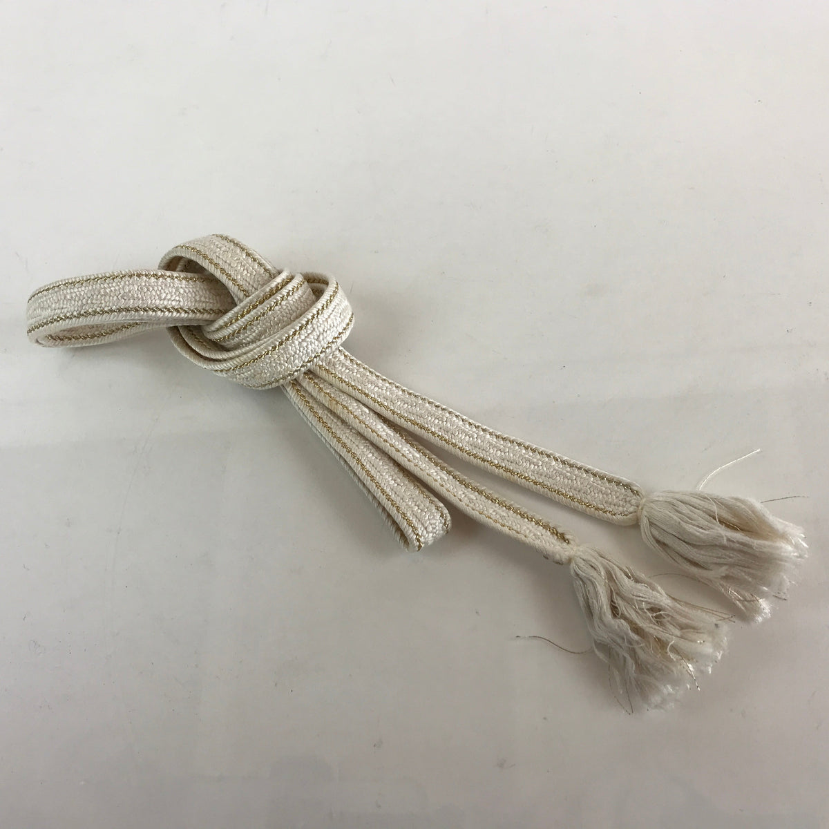 Japanese Obijime Kimono Accessory Silk Kumihimo Vtg Kimono Cord White ...