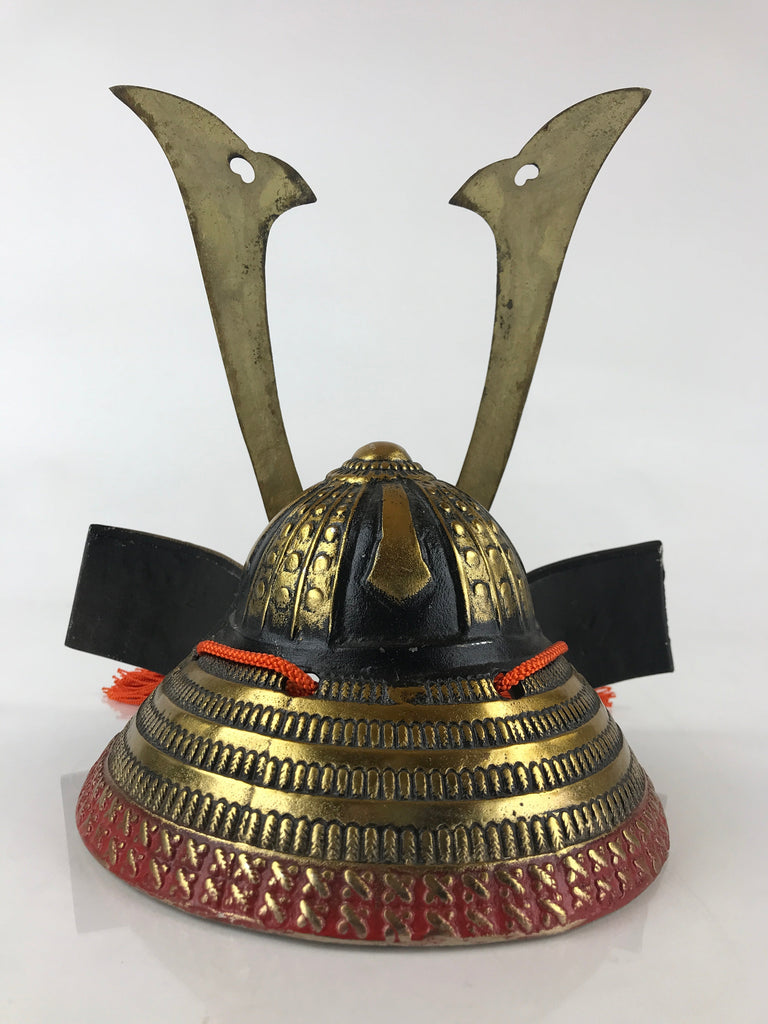 Japanese Samurai Helmet Kabuto Vtg Boy's Festival Armor Decoration Bla ...