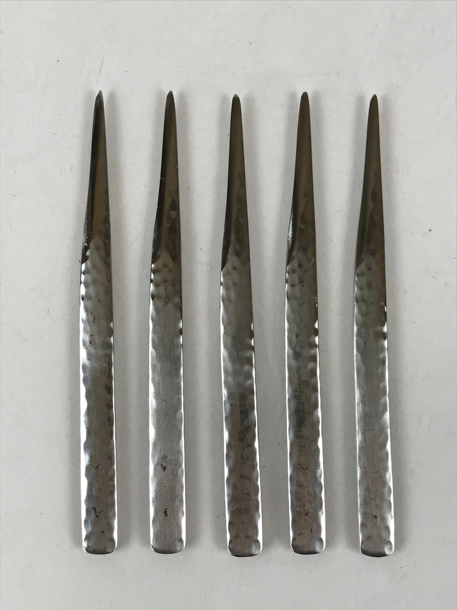 Japanese Tea Ceremony Toothpick For Sweet Tachikichi Silver Vtg Bamboo ...