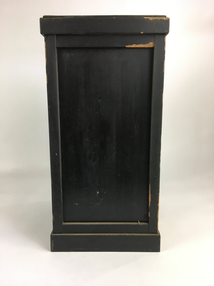 Japanese Wooden Buddhist altar Vtg Butsudan Wood Cabinet Black T292 ...