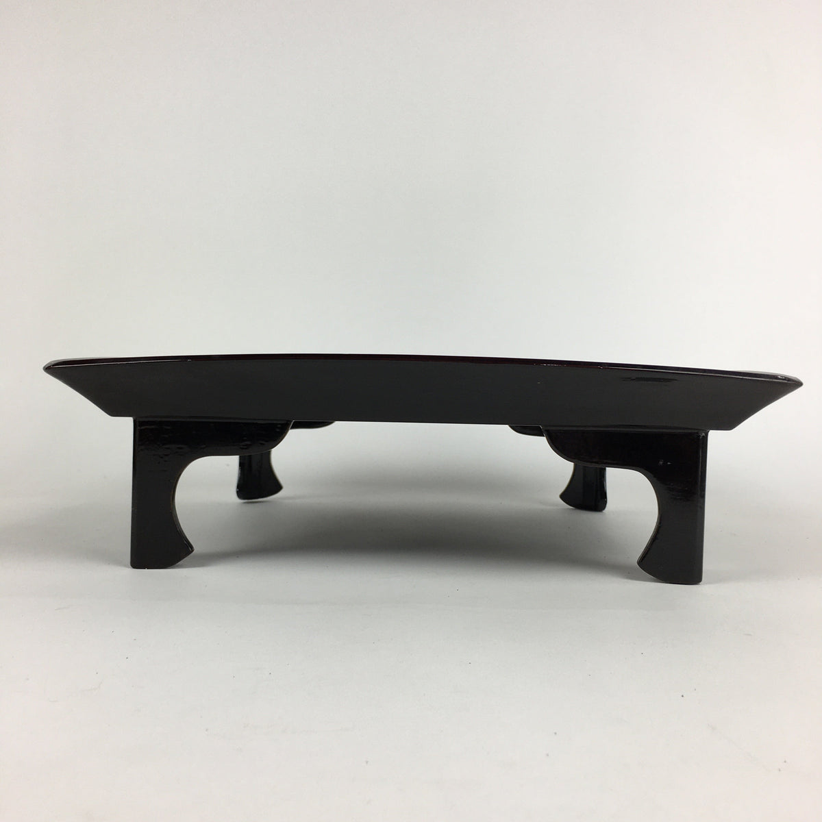 Japanese Wooden Legged Tray Lacquered Table Vtg Ozen Black Nurimono UR ...