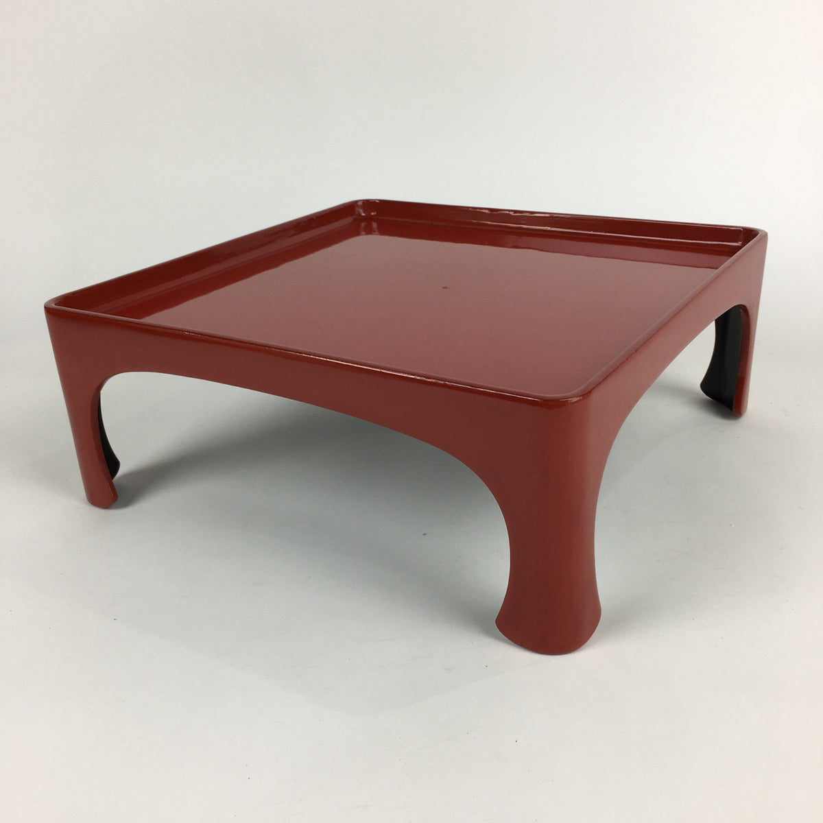 Japanese Wooden Legged Tray Lacquered Table Vtg Ozen Red Nurimono UR73 ...