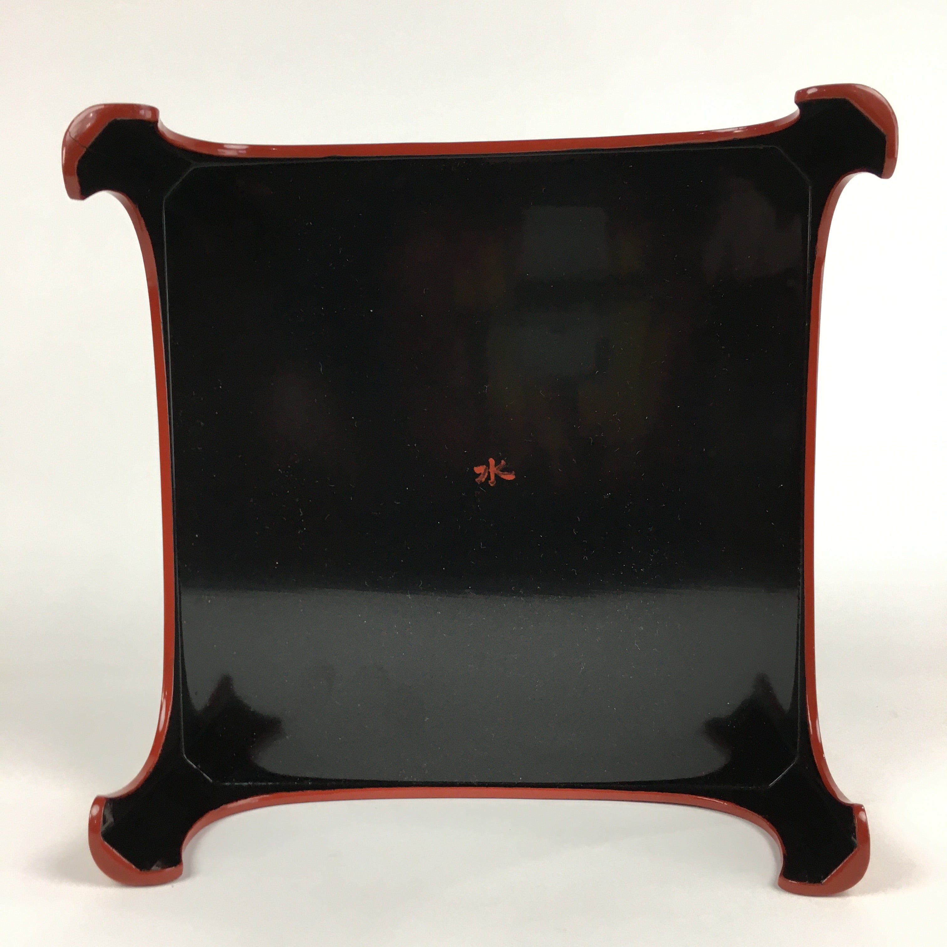 Japanese Wooden Legged Tray Lacquered Table Vtg Ozen Red Nurimono UR74 ...