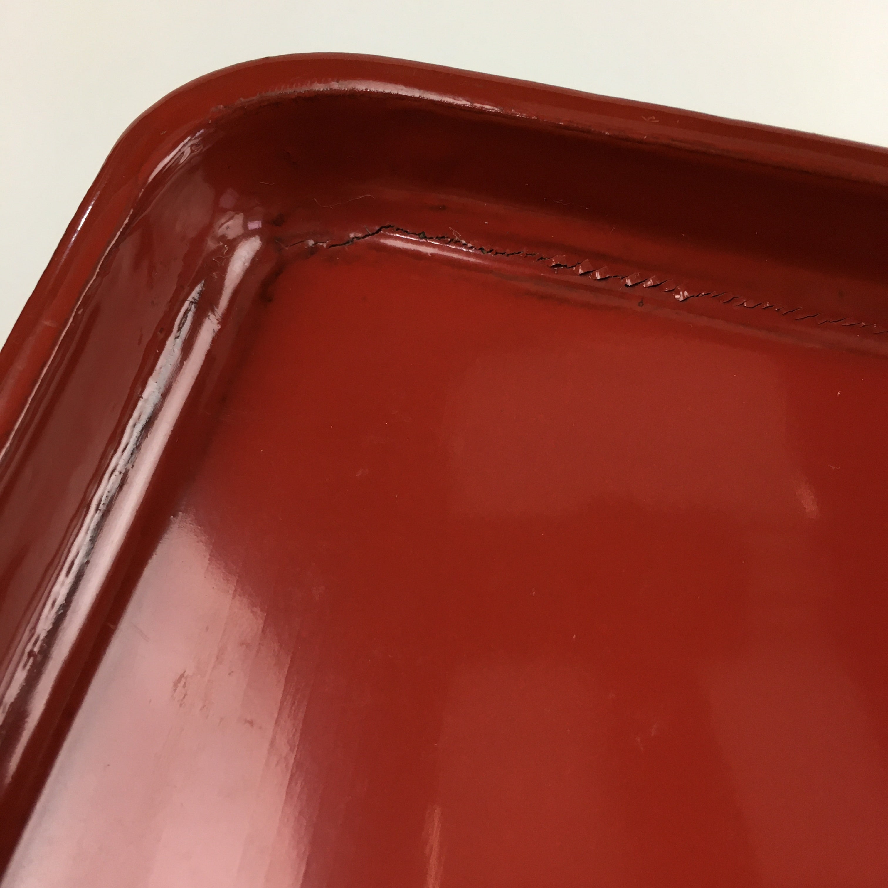 Japanese Wooden Legged Tray Lacquered Table Vtg Ozen Red Nurimono UR74 ...