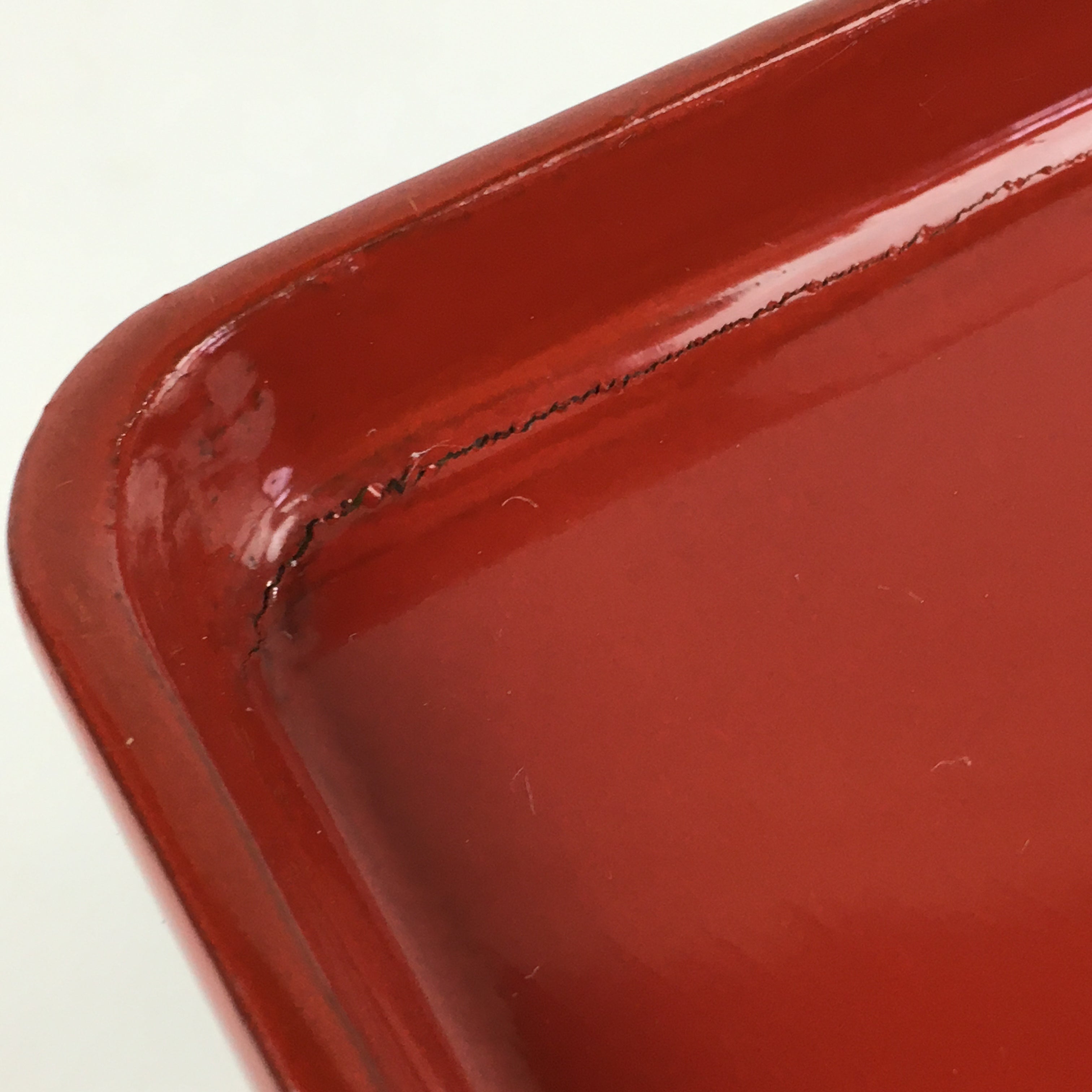 Japanese Wooden Legged Tray Lacquered Table Vtg Ozen Red Nurimono UR74 ...