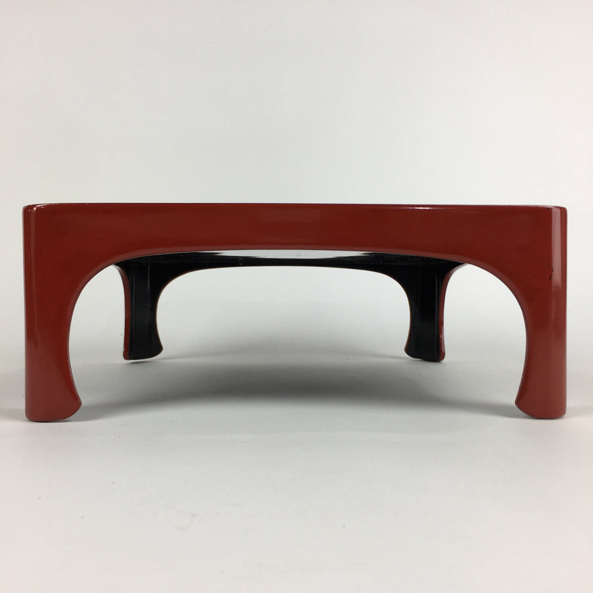 Japanese Wooden Legged Tray Lacquered Table Vtg Ozen Red Nurimono UR74 ...